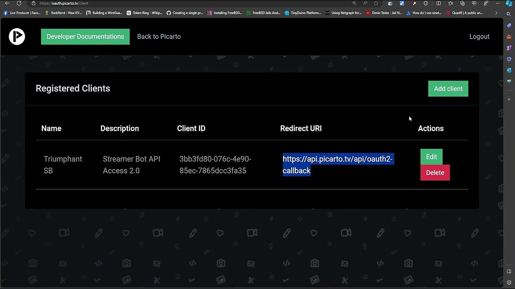 Picarto API Support - Approved - Streamer.bot Extensions