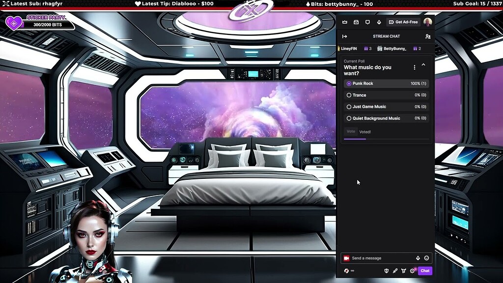 Voice controlled Music Poll - Approved - Streamer.bot Extensions